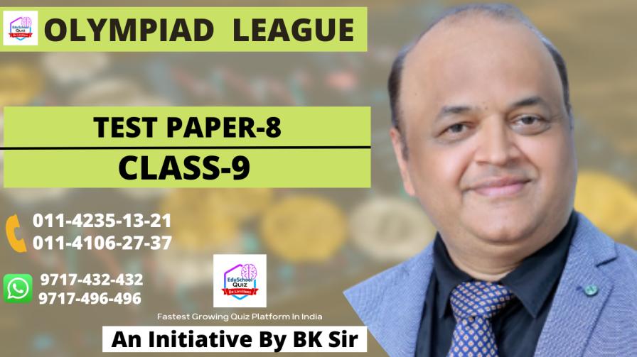 Olympiad League Class 9 – Maths – EduSchool Quiz- Quiz Platform For Classes 9 to 12